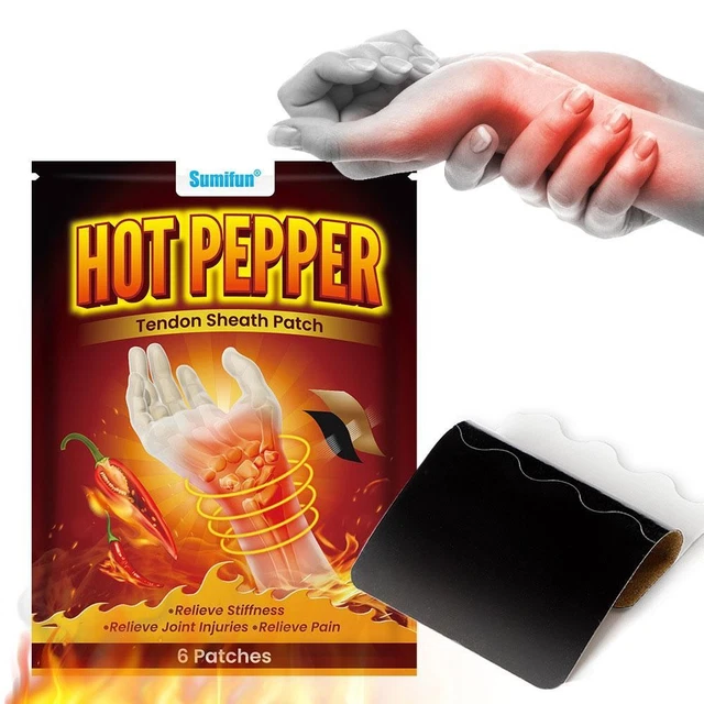 HOT PEPPER - Wrist Pain Relief Patch- Joint Pain Physiotherapy L2O0 ...