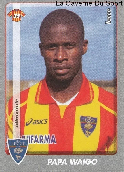 PAPA WAIGO SENEGAL Us.lecce Rare Update Sticker Calciatori 2009 Panini ...
