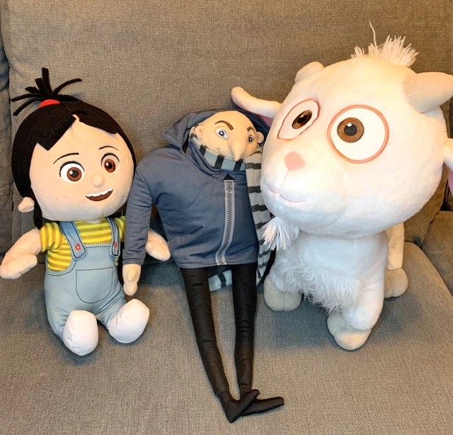 DESPICABLE ME SOFT Toy Bundle Gru Agnes Lucky The Goat £24.95 - PicClick UK