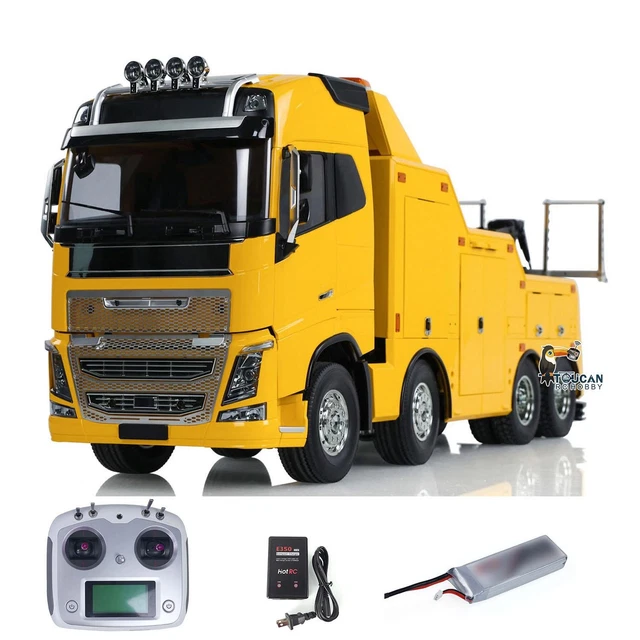 1/14 8X4 RC Wrecker Tow Truck 56362 Rescue Car FH16 Electric Recovery ...