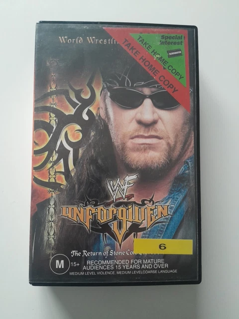 WWF VHS UNDERTAKER The Phenom 1998 WWF WWE Wrestling Sport Documentary ...