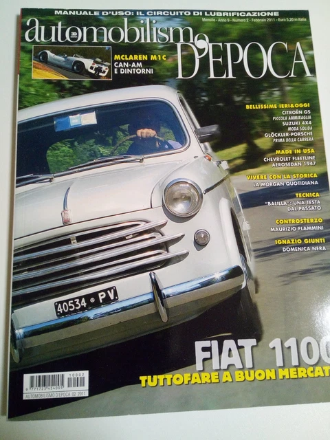 RIVISTA MAGAZINE AUTO D'EPOCA FIAT 110/103 Citroen gs suzuki lj80 sj413 ...