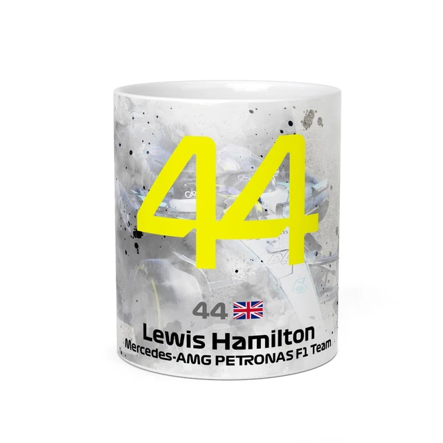 LEWIS HAMILTON | Mercedes | F1 Season 2024 | Mug 11oz | Glossy Finish £ ...