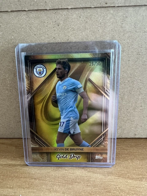 TEAM SET MANCHESTER City Kevin De Bruyne Golden Drip 26/50 /50 EUR 35 ...