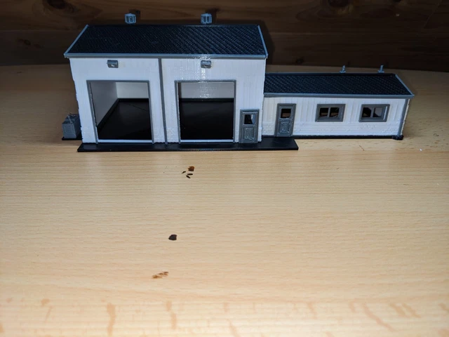 H0 HO 1:87 Gebäude - kleine Firma V3 Bausatz (3) 3D Druck - gr ws sw EUR 10,00 - PicClick DE