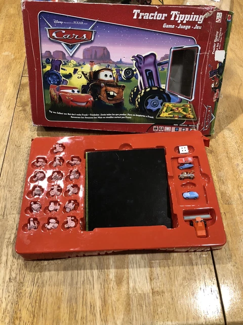 DISNEY PIXAR CARS Tractor Tipping Game Tractors Lightning McQueen £16. ...