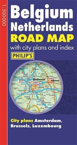 PHILIP'S ROAD MAP Europe Belgium/Netherlands (... by PHILIP'S Sheet map ...