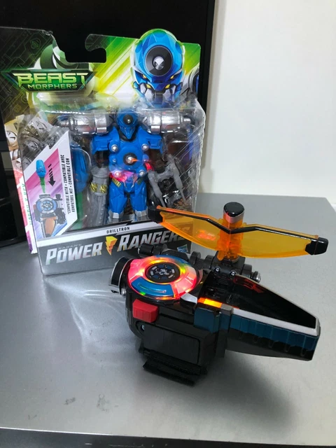 POWER RANGER BEAST Morpher X Fully working & Alien New Drilltron & Key ...