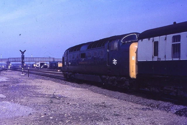 ORIGINAL 35MM COLOUR slide of 55004 BR class 55 Deltic diesel loco £4. ...