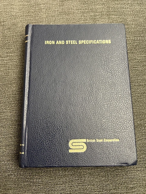 IRON AND STEEL Specifications 4 1970 Book British Steel Corporation BS ...