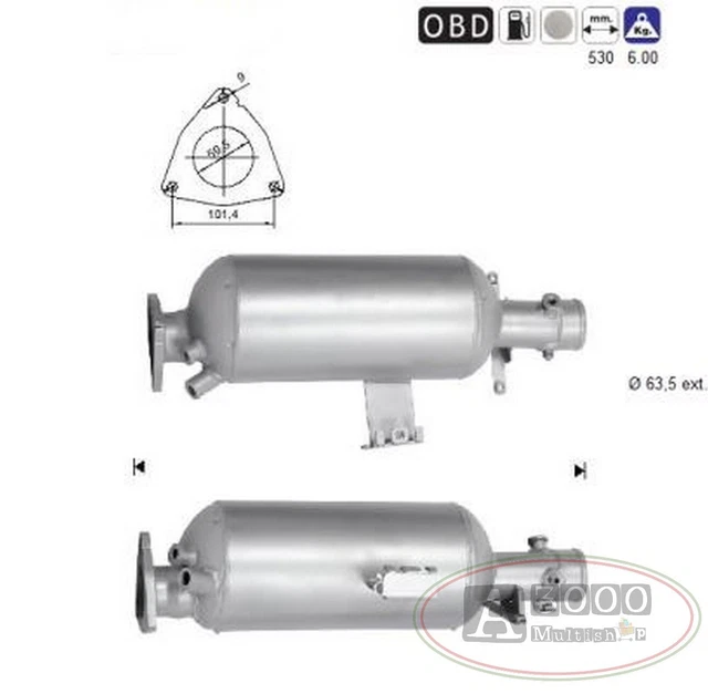 FILTRO FAP / DPF LAND ROVER Range Rover Sport 3.0TD DPF 2993 cc 183 Kw ...