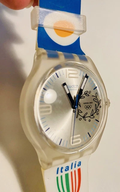 OROLOGIO SWATCH OLIMPIADI Atene 2004 EUR 50,00 - PicClick IT