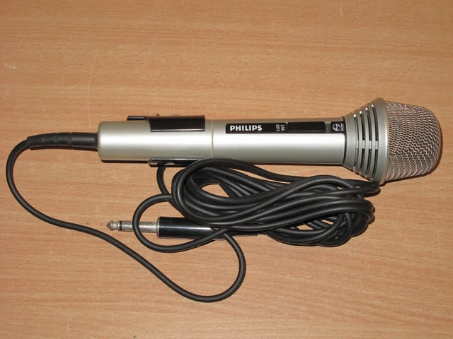 PHILIPS EM 8111 Microphone Dynamique Studio Vintage 80er Années EUR 52 ...