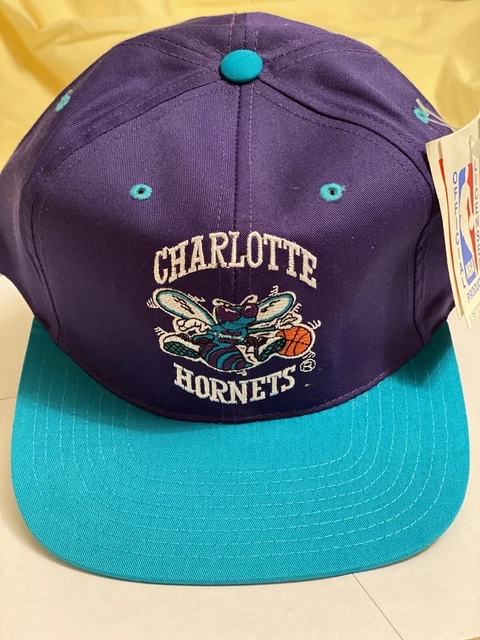 CHARLOTTE HORNETS SNAPBACK NBA Basketball Cap 90's Vintage / Classic ...