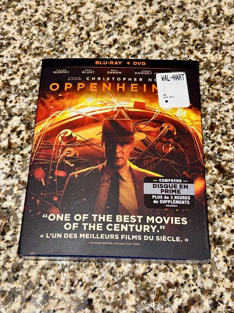 BRAND NEW SEALED Oppenheimer Blu-ray + Dvd, 2023, 3-disc set Christopher Nolan $11.50 - PicClick CA