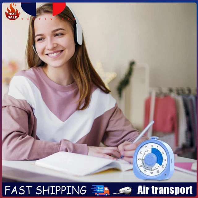 STUDY TIMER 60 Minutes Time Management Countdown Tool for Kitchen (Blue ...