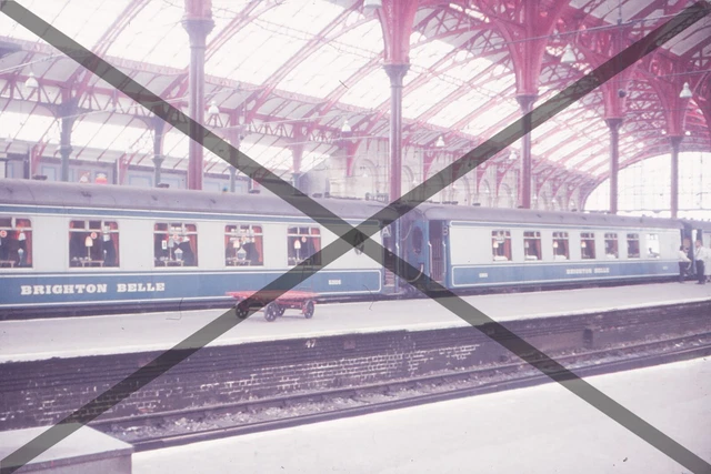 RAILWAY LOCOMOTIVE 35MM Slide – Brighton Belle At Brighton Station 1972 ...