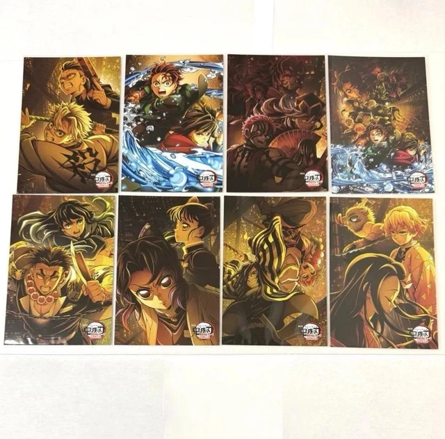DEMON SLAYER INFINITY Castle (2025) Sealed Pack Set of 8 Trading Cards ...
