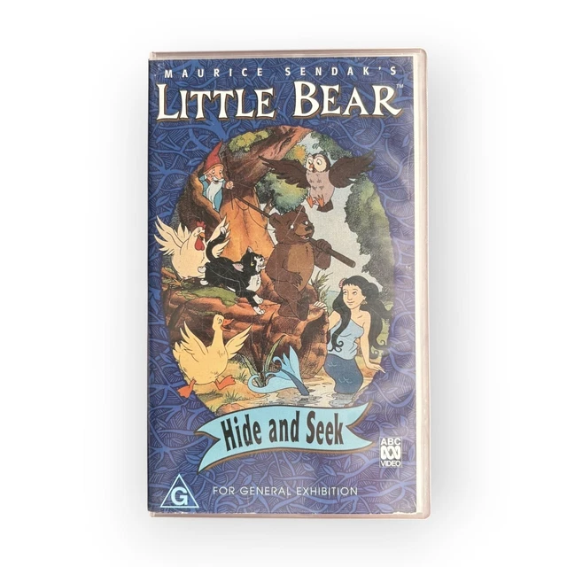LITTLE BEAR HIDE and Seek ABC VHS 1995 Maurice Sendak Nickelodeon Kids ...