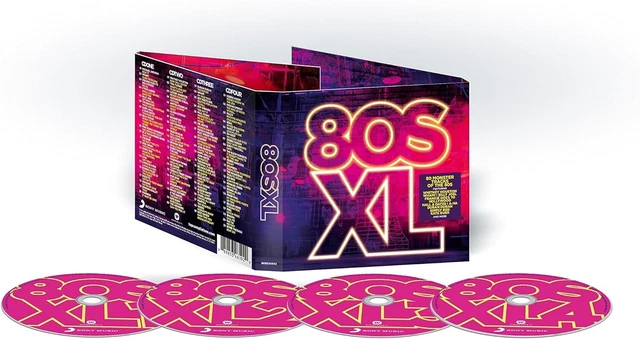 80S XL CD 1980's Eighties Pop Rock Greatest Hits NEW AND SEALED 4CD SET ...