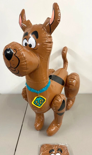 SCOOBY-DOO RINCO 2002 Vinyl Inflatable Blow Up Toy SQUEAKS Vtg 14” $24. ...