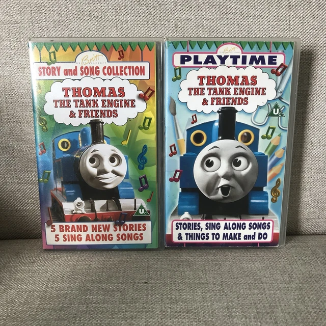 2 THOMAS THE Tank Engine Vhs Video Tapes - Story And Song Collection ...