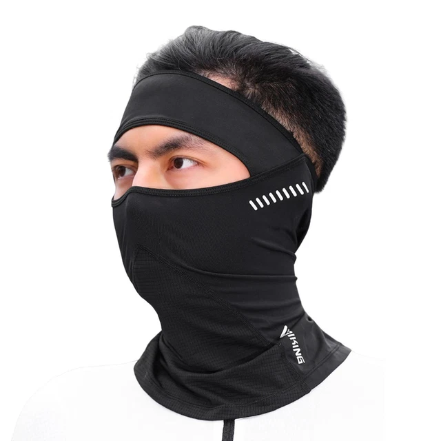 CYCLING ICE SILK Sun Cooling Neck Cover Balaclava Face Shield Masque UV ...