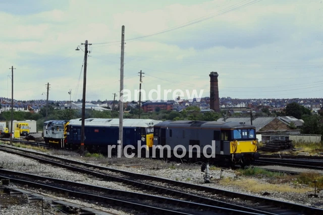 50019 CLASS 50 73136 Class 73 Barry Open Day 18 Aug 1990 Original 35mm ...