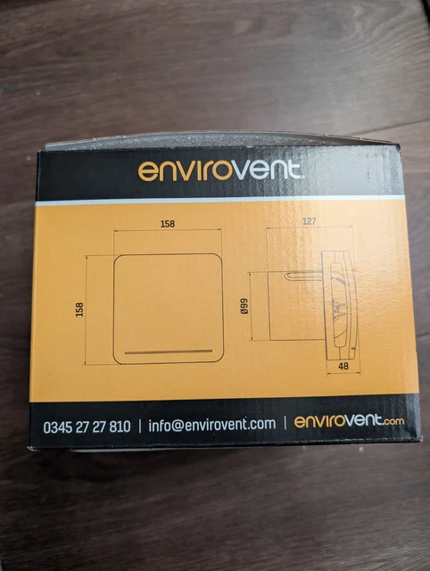 ENVIROVENT ECO DMEV+HT-LC Centrifugal Extractor Fan with Humidistat ...