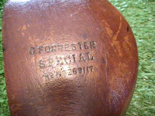 VINTAGE ANTIQUE GEORGE FORRESTER Special Patented Wood Shaft Driver £ ...