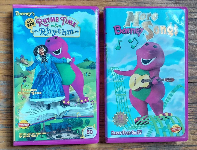 VHS BARNEY RHYME Time Rhythm More Barney Songs Clamshell £16.36 ...