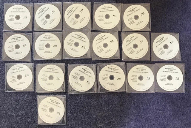 BIONIC WOMAN LINDSAY Wagner Complete Series blu-ray x 18 check discs £ ...