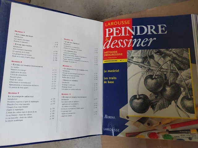 ENCYCLOPÉDIE COMPLÈTE DE 8 tomes Bordas Larousse Peindre et dessiner EUR 90,00 - PicClick FR