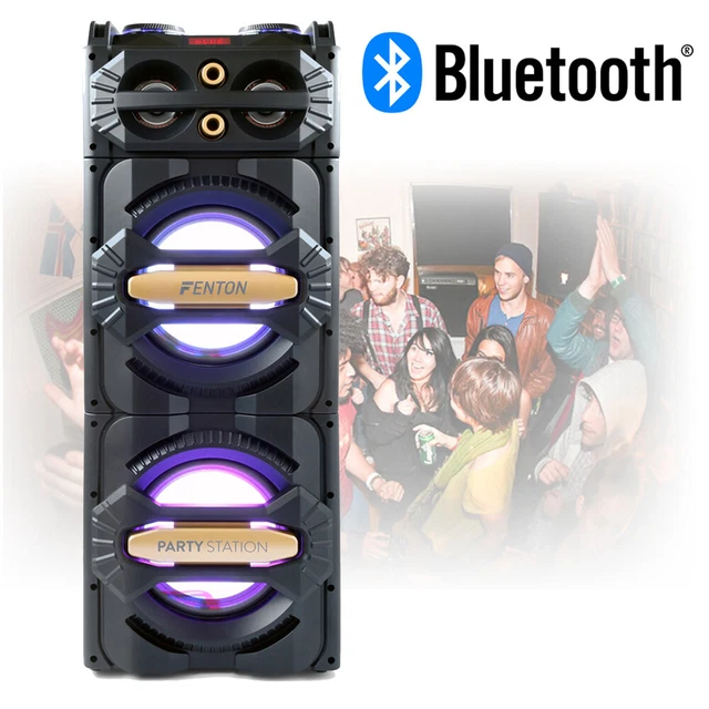 MEGA SOUND BLUETOOTH Party Speaker with USB and Lights Home Hi-Fi ...