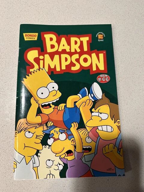 BART SIMPSON BONGO Comic #66, The Simpsons Comics Otter Press ...