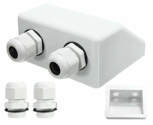 ROOF CABLE ENTRY Gland Solar Panel Double-Cable Gland Box For Caravan ...