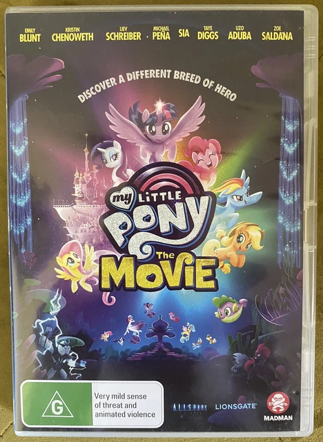 MY LITTLE PONY The Movie (DVD, 2017) - Aus Region 4 - VGC- Free Postage ...