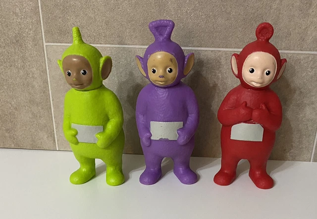 TELETUBBIES 5& CHUNKY Figures Tinky winky Dipsy & Po toy Bundle ...