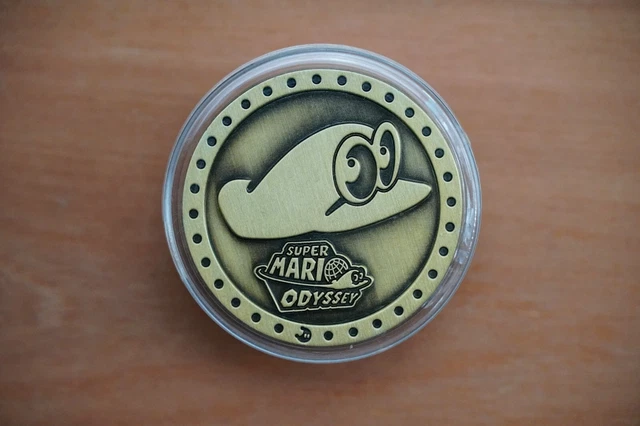 NINTENDO SUPER MARIO Odyssey Collectable Cappy Coin New £6.20 - PicClick UK