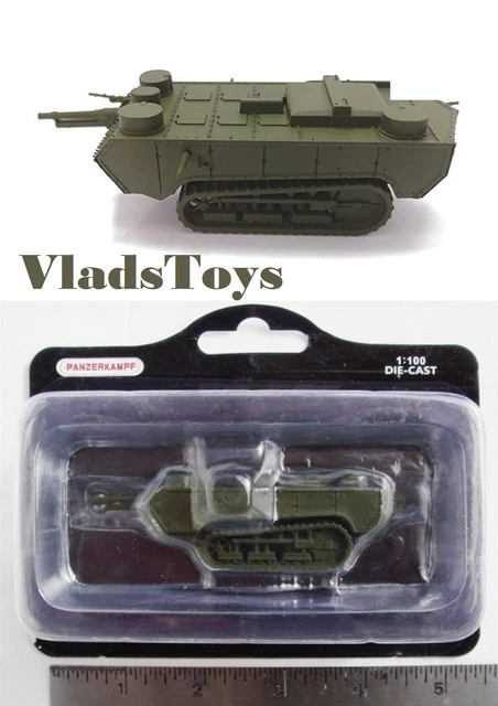 PANZERKAMPF 1/100 WWI Saint-Chamond Heavy Tank Late French Army 1918 ...