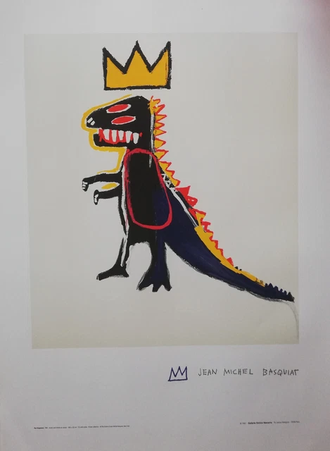 JEAN-MICHEL BASQUIAT LITHOGRAPHIC Poster Pez Dispenser 1997 Navarra ...