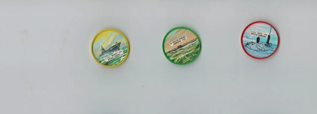 KRUN-CHEE POTATO CHIP Warship Coin #5 Uss "Skate" - Usa Nuclear Sub. $5 ...