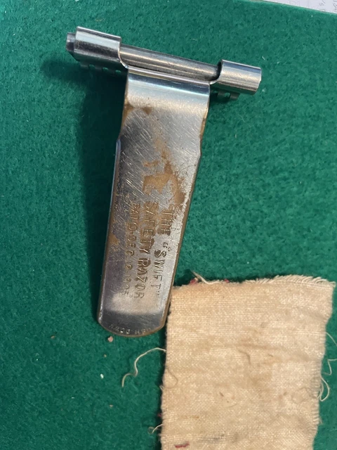 THE SWIFT SAFETY RAZOR Stropping Wedge Blade Box JACKSON KNIFE & SHEAR ...