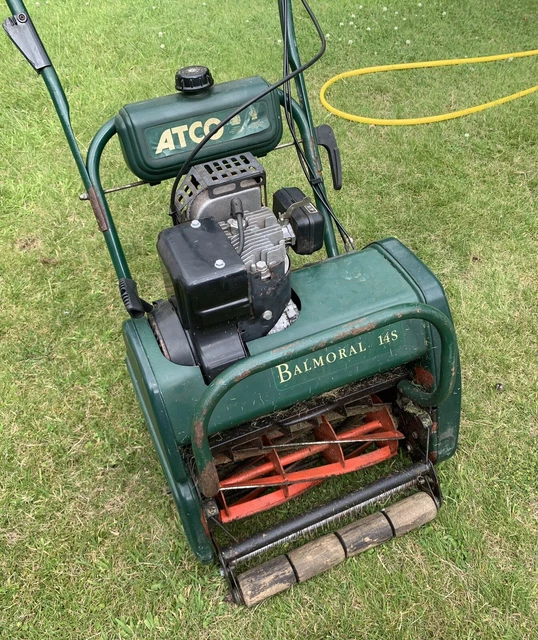 ATCO BALMORAL 14S Lawnmower Petrol Self Propelled Cylinder Mower £115. ...