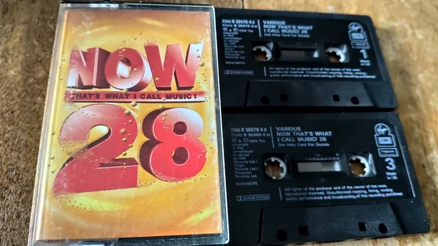 VARIOUS ARTISTS NOW That's What I Call Music 28 Double Cassette Tape ...