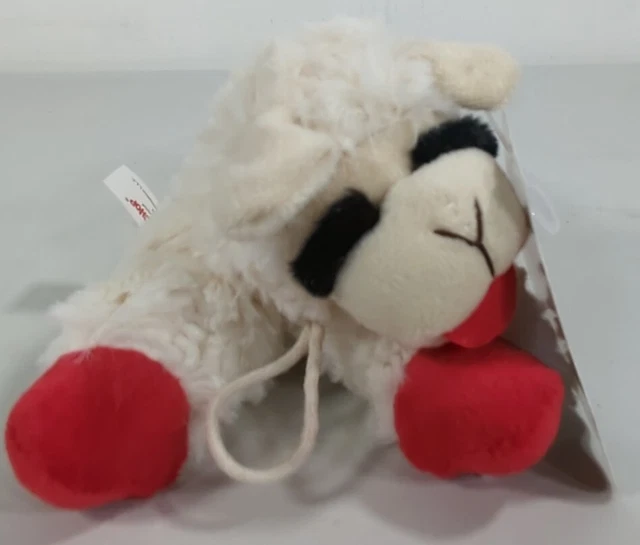 DREAMWORKS LAMB CHOP The Lamb The Legend Plush 6” Dog Toy Squeak ...