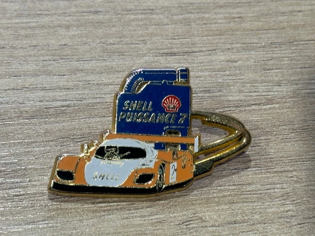 PIN'S PORSCHE 911 Shell 24 Heures du Mans doré Arthus Bertrand EUR 14 ...