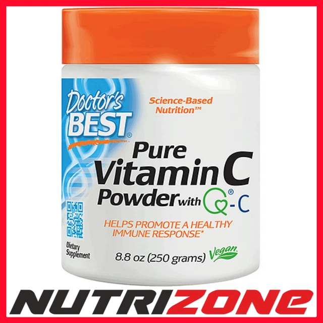DOCTOR'S BEST PURE Vitamin C Powder with Quali-C Immune Booster Powder ...