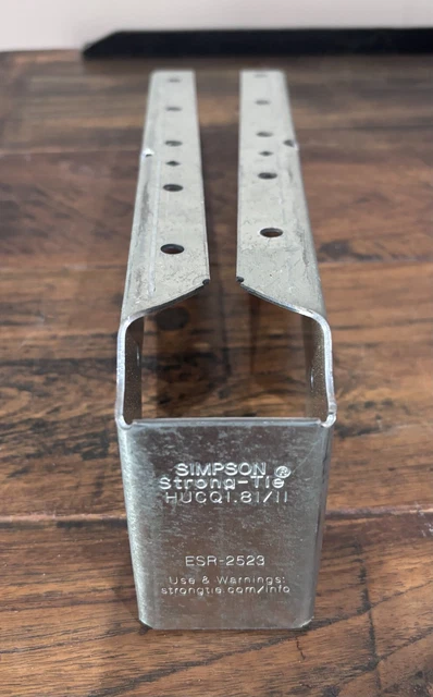 SIMPSON STRONG-TIE HEAVY Face Mount I-Joist Hanger HUCQ1.81/11-SDS ...