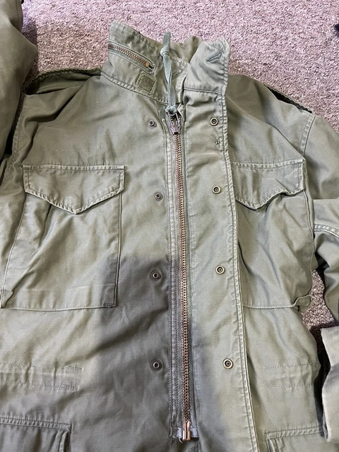 GENUINE US ARMY USA VIETNAM WAR ISSUE M65 field COMBAT COAT JACKET ...